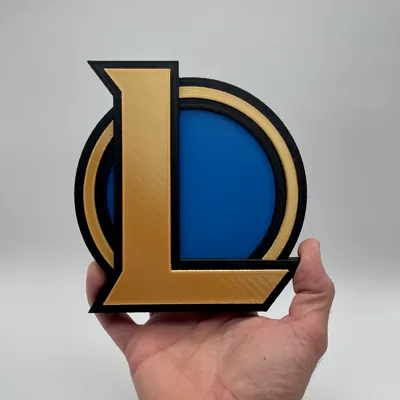 League of Legends Logo LoL by 3D2All - MakerWorld