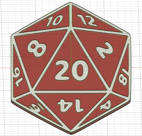 Dungeons & Dragons D20 coaster by HowieJ MakerWorld: Download Free 3D ...