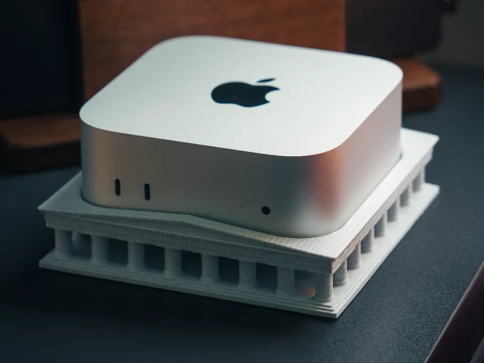 帕特农神庙 Mac mini 基座 来自 Zero Co Studio MakerWorld：免费下载 3D 模型