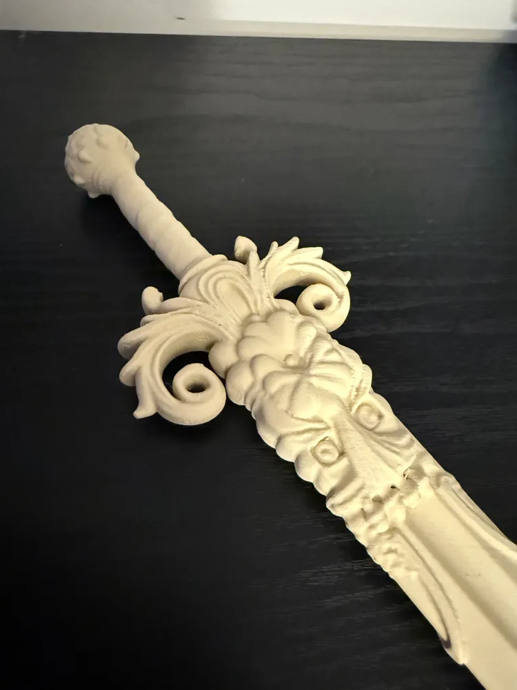 Floral Throwing Dagger - Free 3D Print Model - MakerWorld