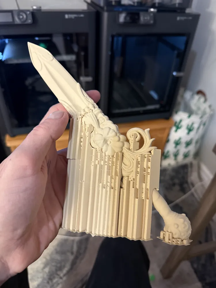 Floral Throwing Dagger by Ill Kind Designs - MakerWorld