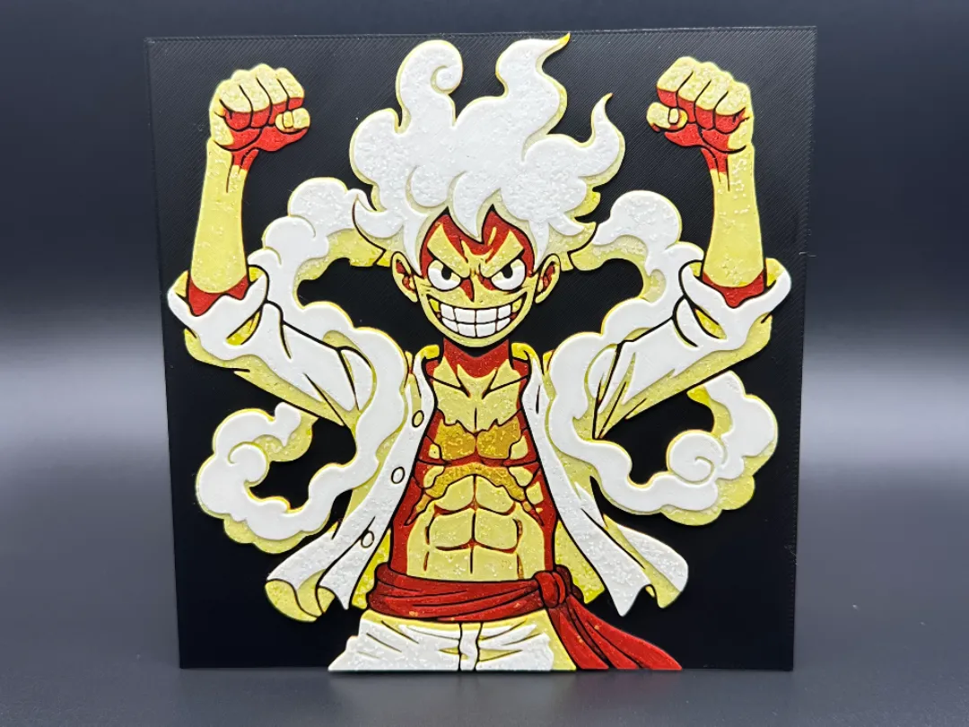 Monkey D. Luffy Gear 5 - One Piece - Hueforge – Kostenloses 3D ...