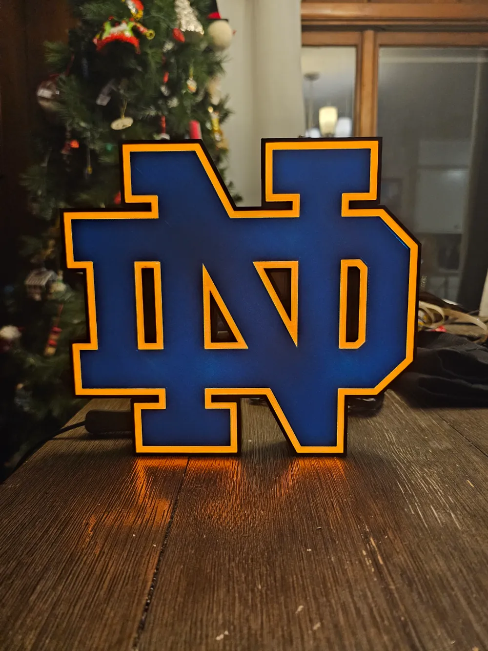 Notre Dame ND Lightbox by Ryschweitzer MakerWorld: Download Free 3D Models