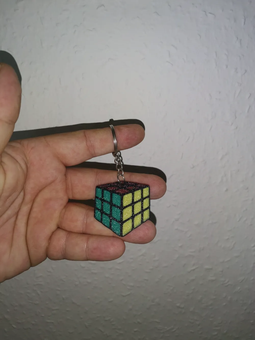 Multicolor rubic cube keychain by BT3D printing - MakerWorld