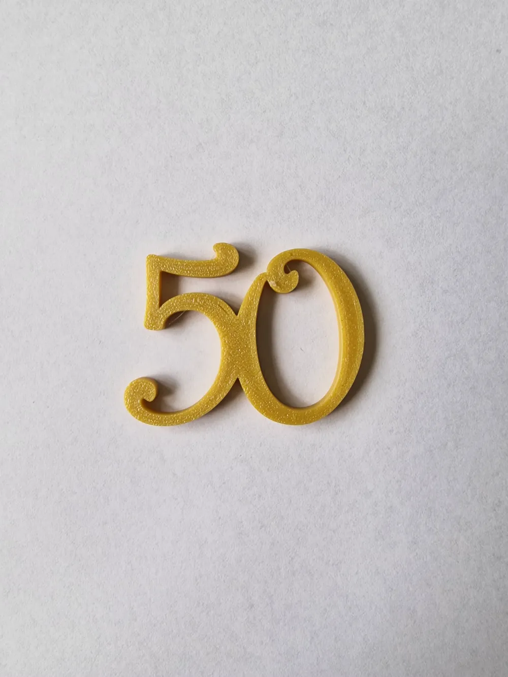 50 number fifty - Free 3D Print Model - MakerWorld