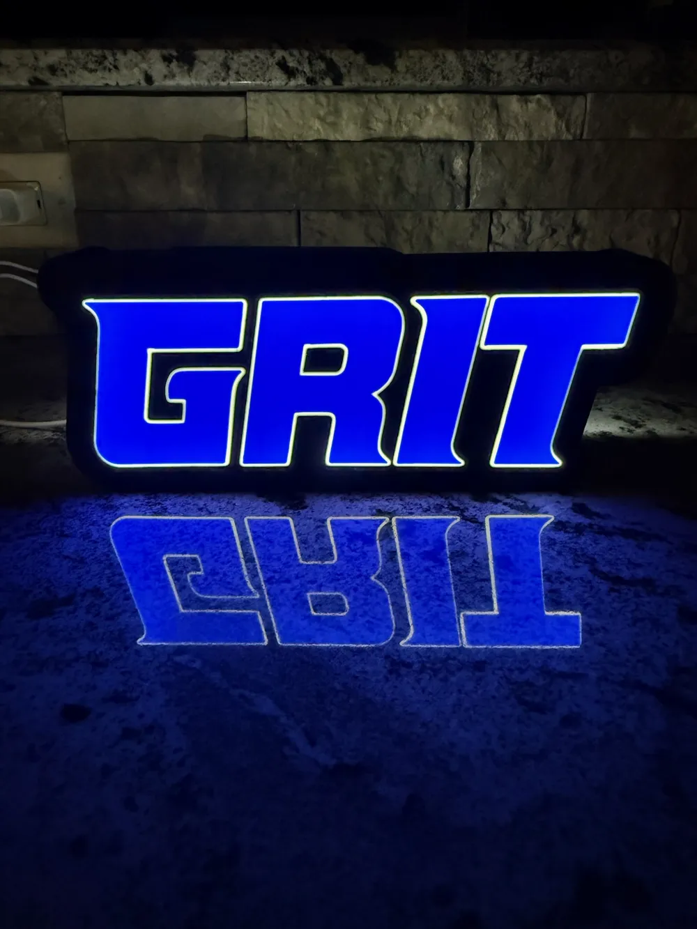 Detroit Lions GRIT Lightbox Light box NFL Football - Free 3D Print ...