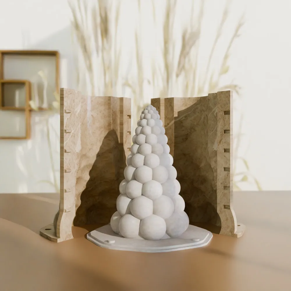 Silicone Mold System - Christmas Tree - Free 3D Print Model - MakerWorld