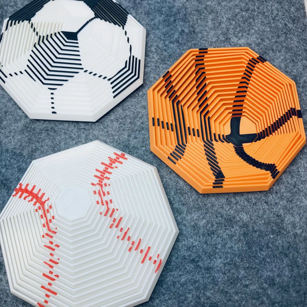 Soccer Futbol Basketball Baseball Hexagon Fidgets - Free 3D Print Model ...