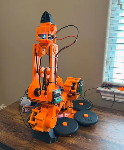 dARM – 6-DOF Robotic Arm by JesseDarrMakerWorld: Download Free 3D Models