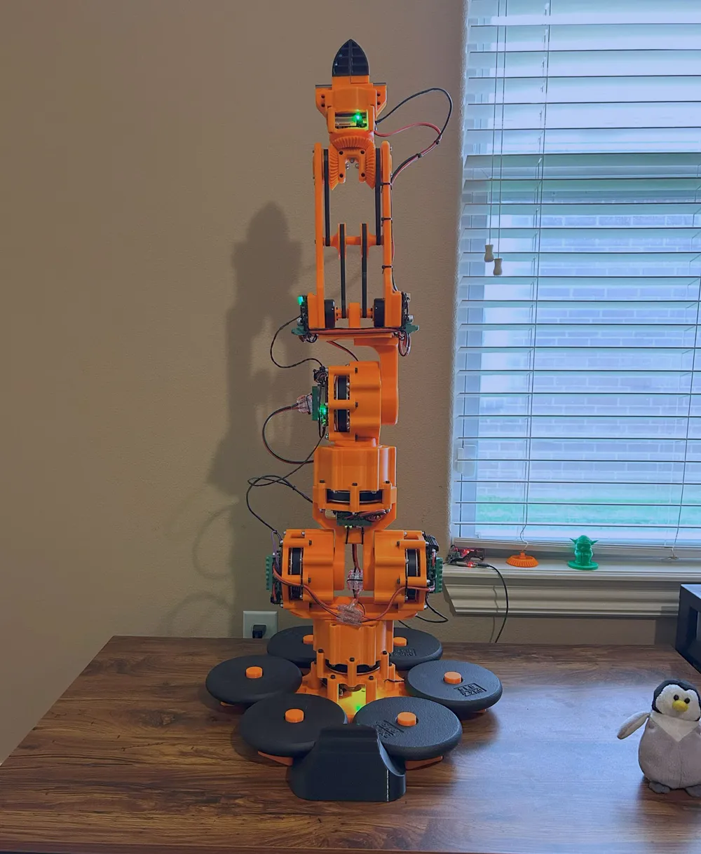 dARM – 6-DOF Robotic Arm by JesseDarr MakerWorld: Download Free 3D Models