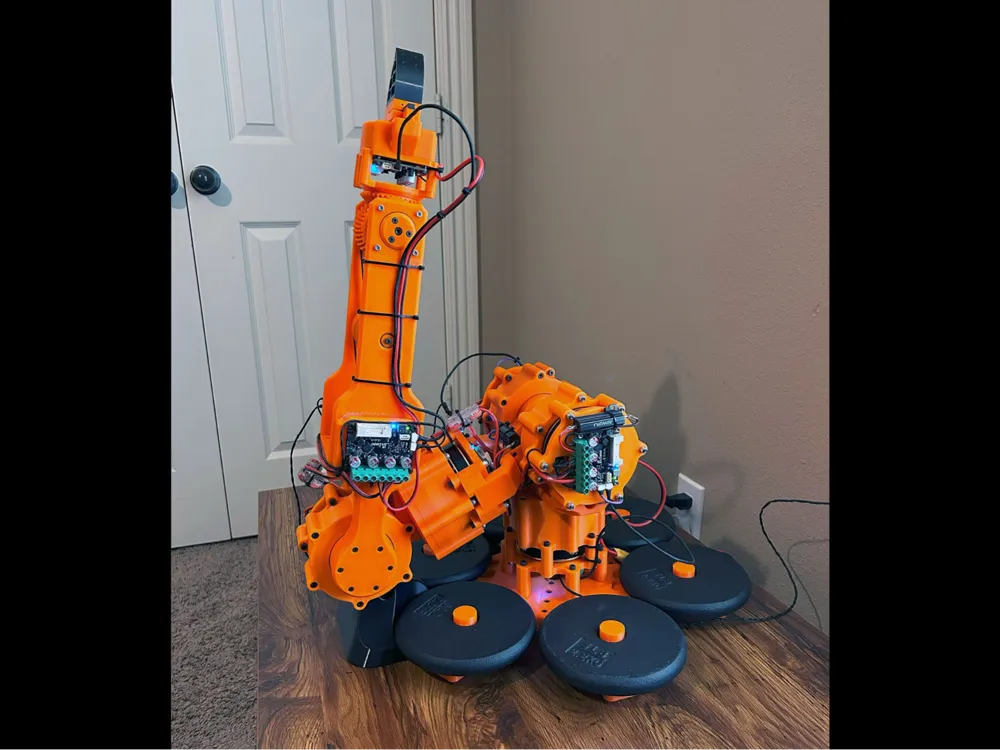 dARM – 6-DOF Robotic Arm by JesseDarr MakerWorld: Download Free 3D Models