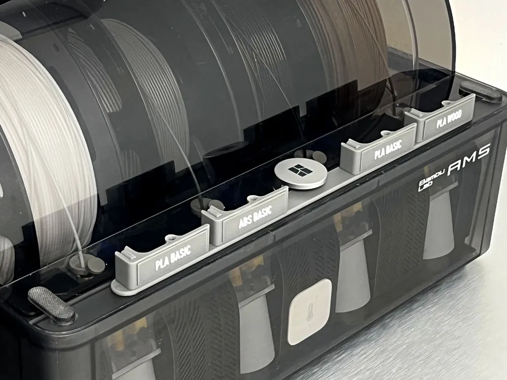 Spool Clip + Label + AMS Holder by One Maker Show MakerWorld: Download ...
