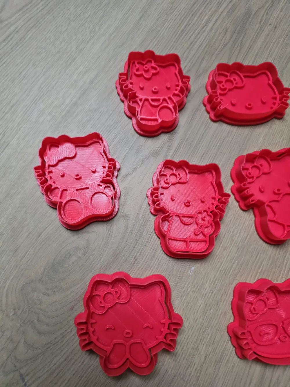 Hello Kitty Cute Cookie Cutter Stamp Clay Playdoh by Merilno3D ...
