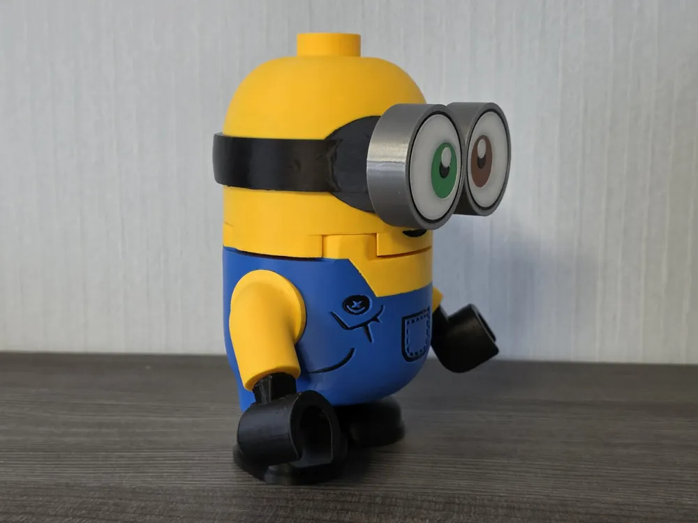 Minion Bob - Despicable Me - 500% ~16cm - Free 3D Print Model - MakerWorld