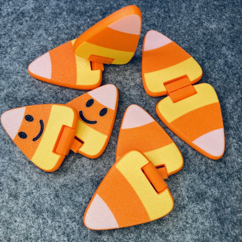 Candy Corn Halloween Flip and Slip Fidget (40 min) - Free 3D Print ...