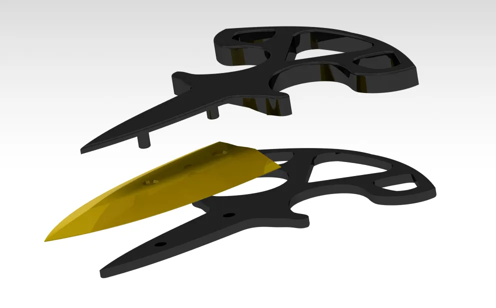 CS GO Shadow Dagger by urbanovipeter - MakerWorld