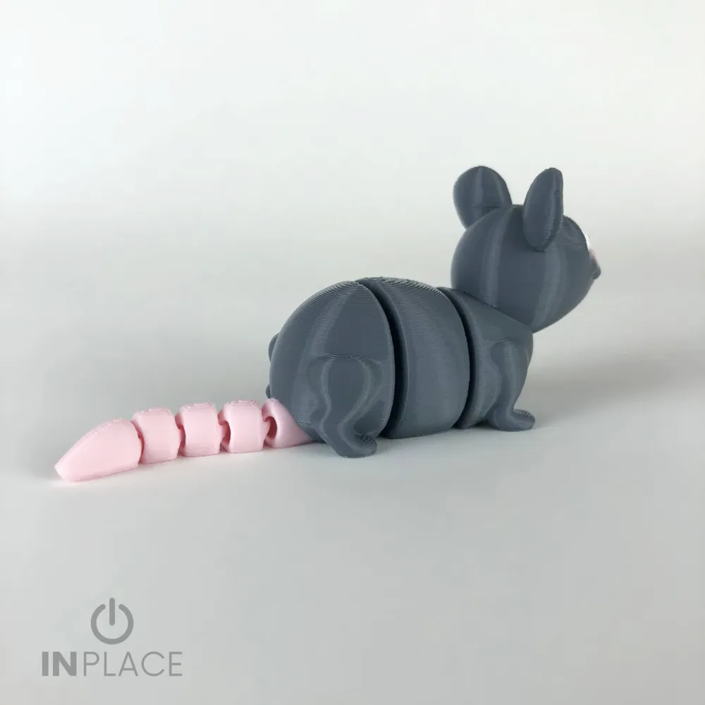 Cute Rat Articulated by InPlace MakerWorld: Download Free 3D Models