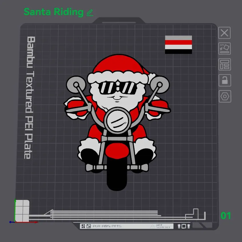 Santa Cruisin' in Style by Wizard7741 - MakerWorld