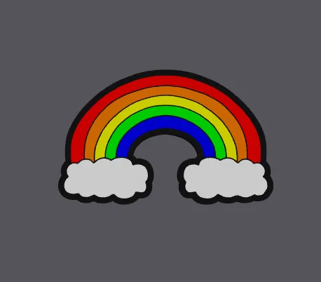 Rainbow - NO AMS NEEDED - Lightbox - Free 3D Print Model - MakerWorld