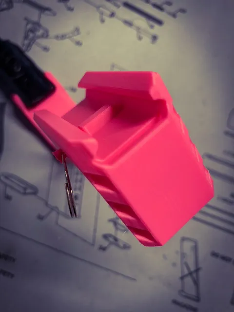 Angled Foregrip V2 - Cyberpunk Style - Free 3D Print Model - MakerWorld