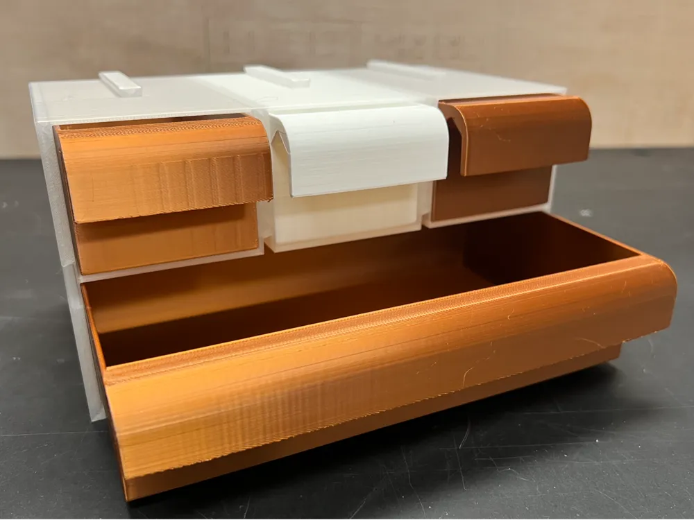 Modular screw organizer with drawers by Yair Acherman - MakerWorld
