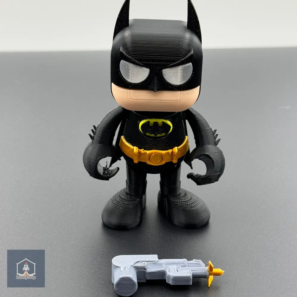 Batman 1989 Cute Minifigure by Rocketlab Design MakerWorld: Download ...