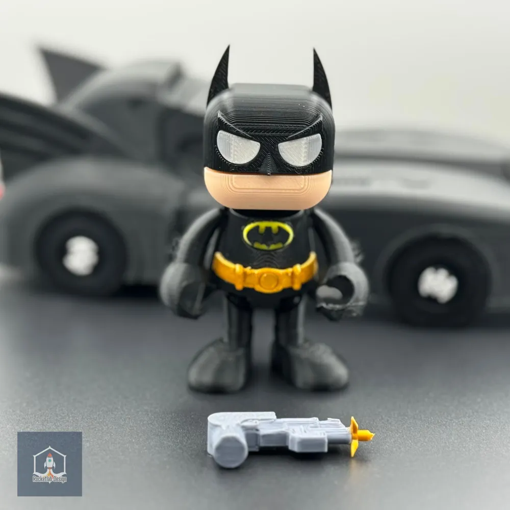 Batman 1989 Cute Minifigure by Rocketlab Design MakerWorld: Download ...
