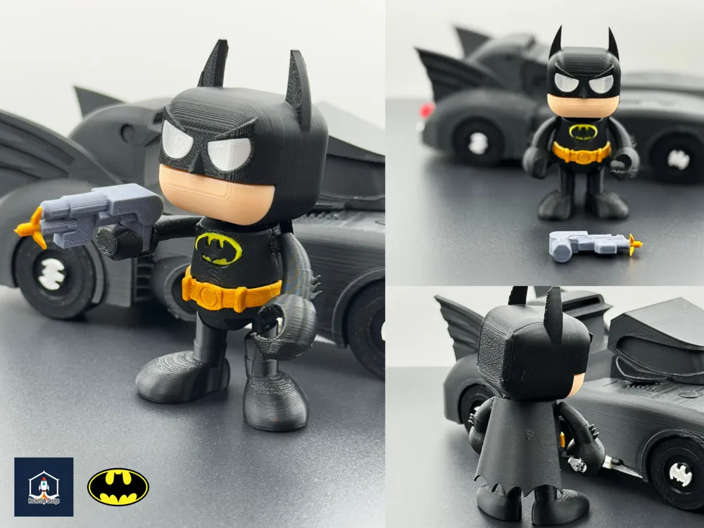 Batman 1989 Cute Minifigure by Rocketlab Design MakerWorld: Download ...