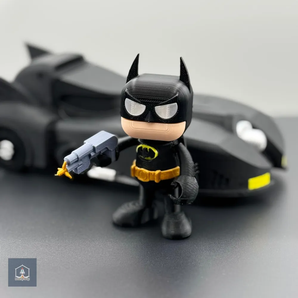 Batman 1989 Cute Minifigure by Rocketlab Design MakerWorld: Download ...