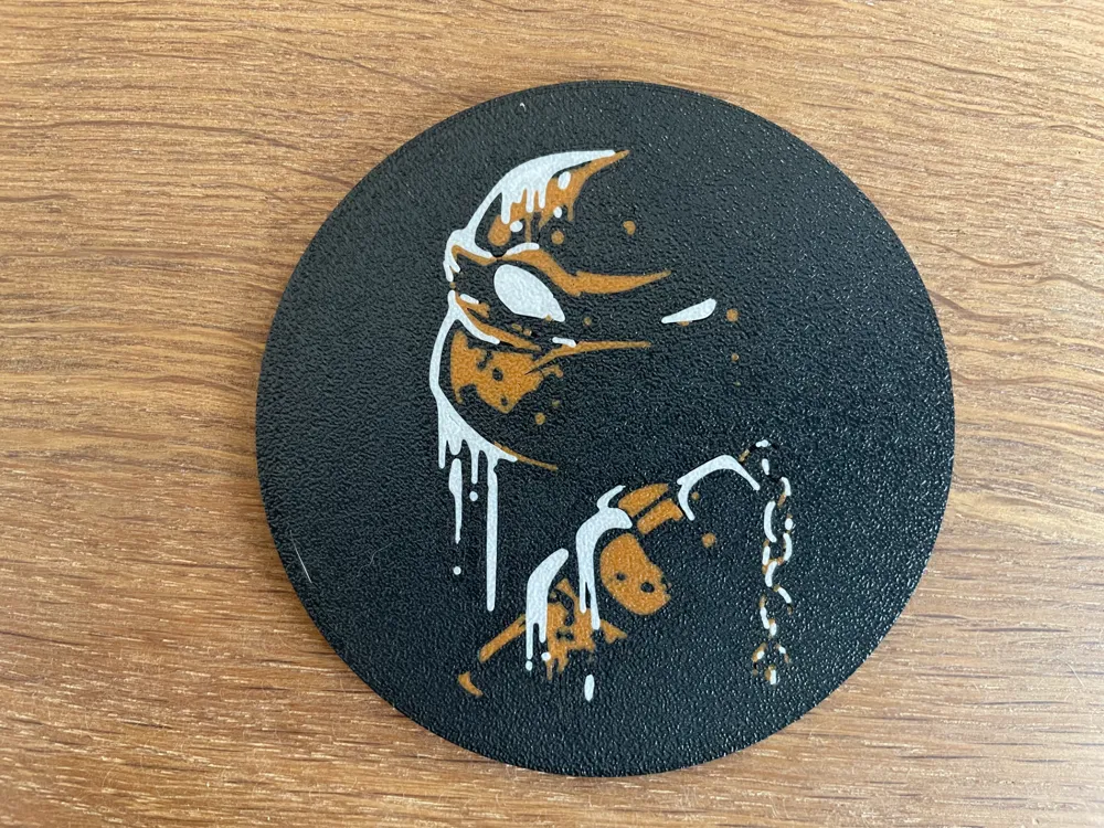 Ninja Turtle Coaster / Mikey / TMNT / 3 of 4 by 3D Prints This Week ...