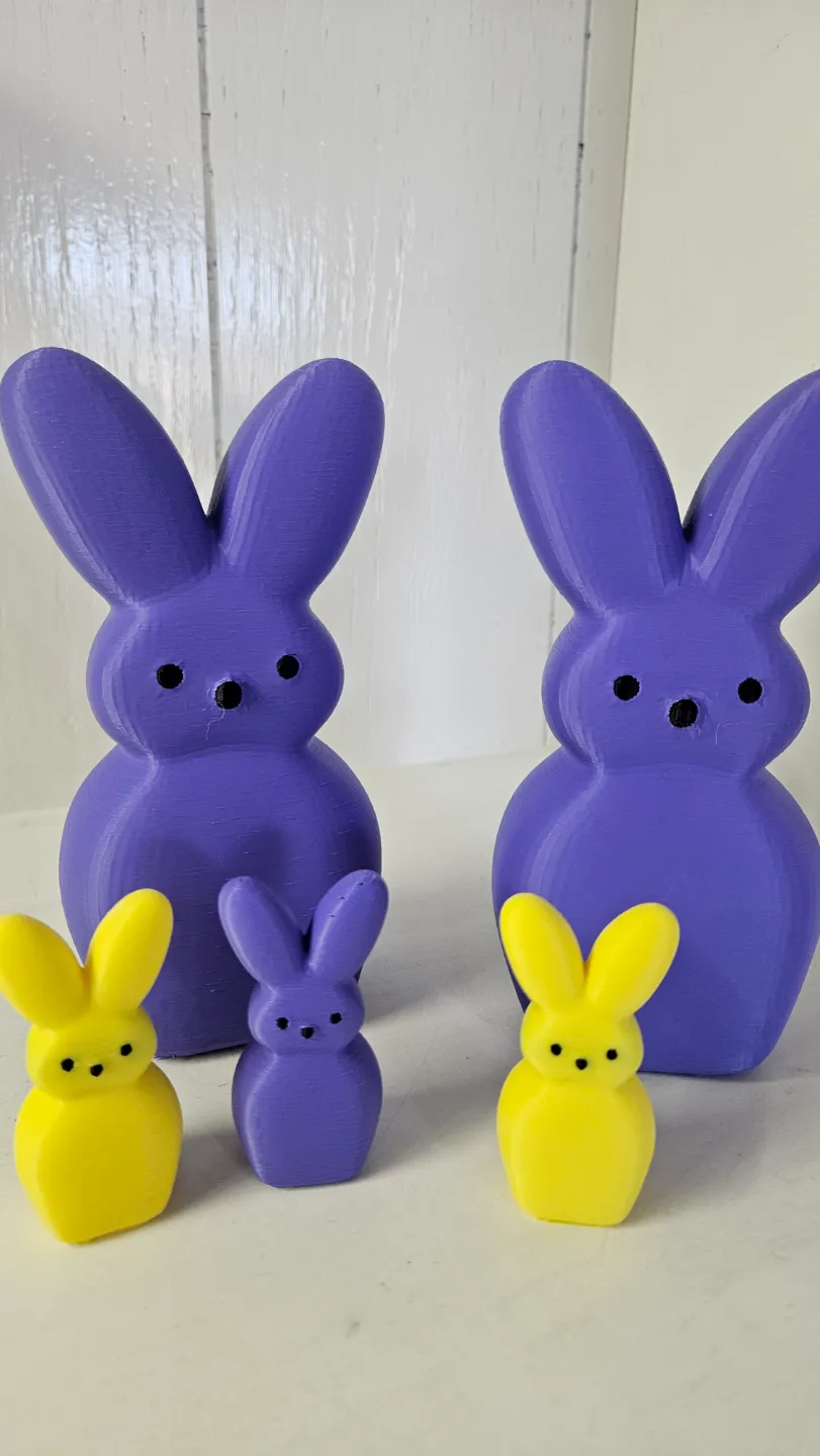 3D Standing Peeps Bunny Version 1.0 by AjListon08 - MakerWorld