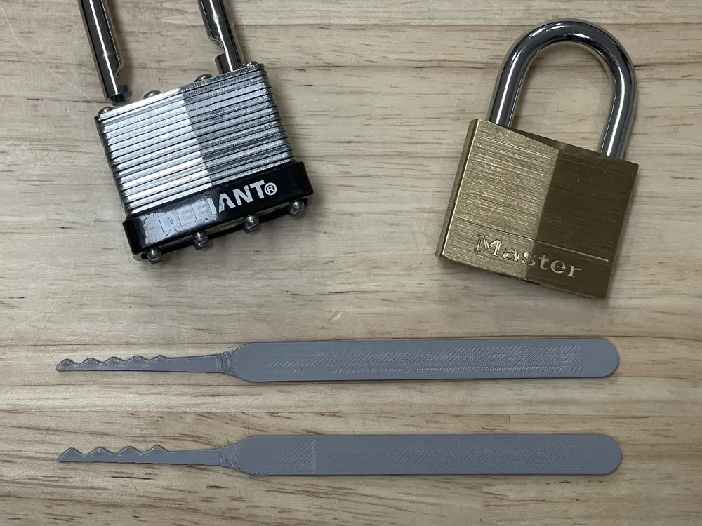 Rake Tool Lock Pick by EON MakerWorld: Download Free 3D Models