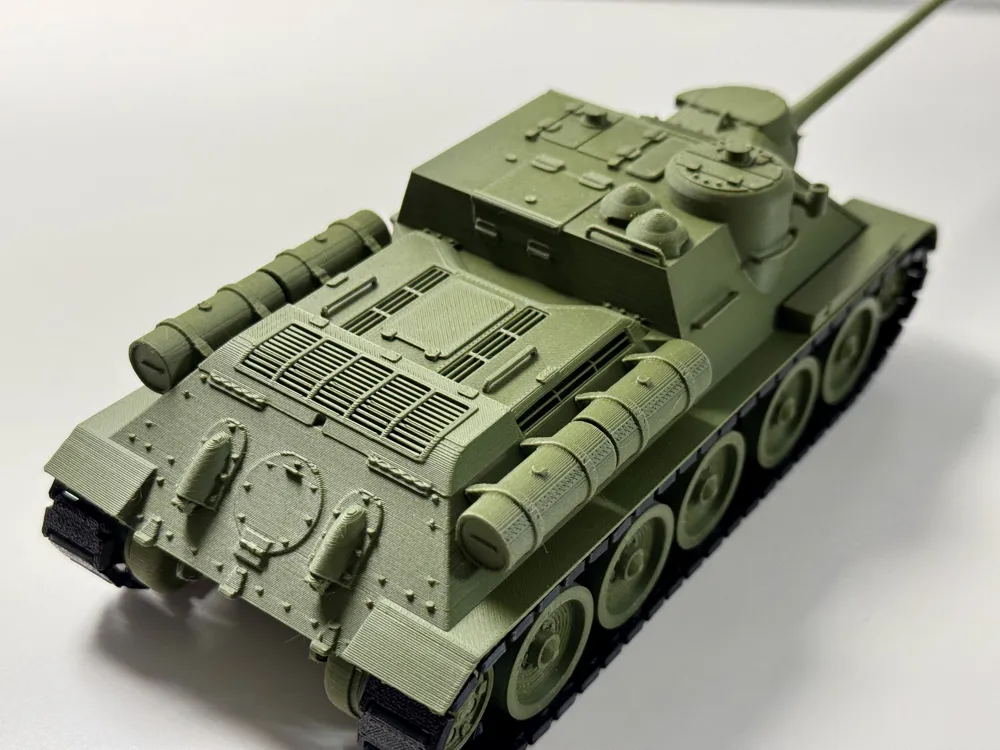 SU-100 Tank Destroyer 1:35 Scale Easy assembly by Bavaria_3D Tanks ...