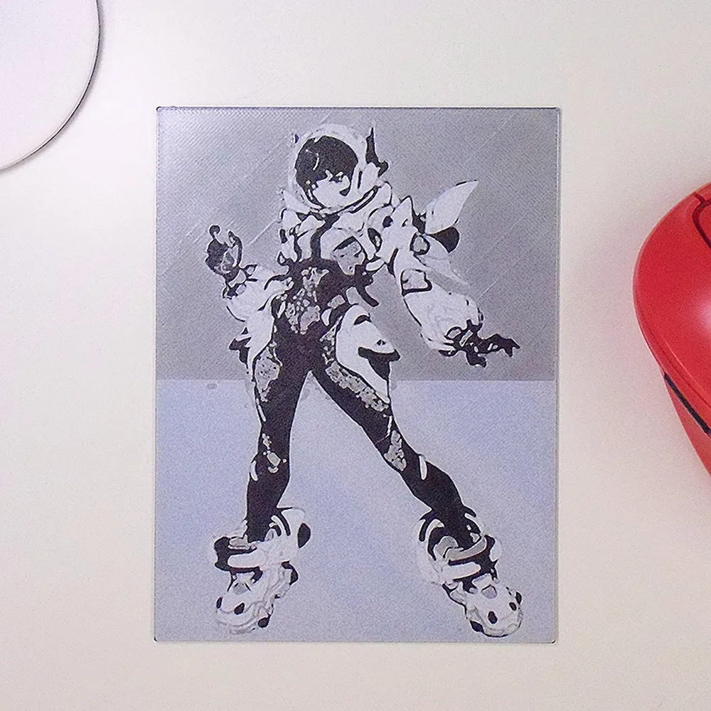 Juno Overwatch 2 - Wall portrait - Free 3D Print Model - MakerWorld