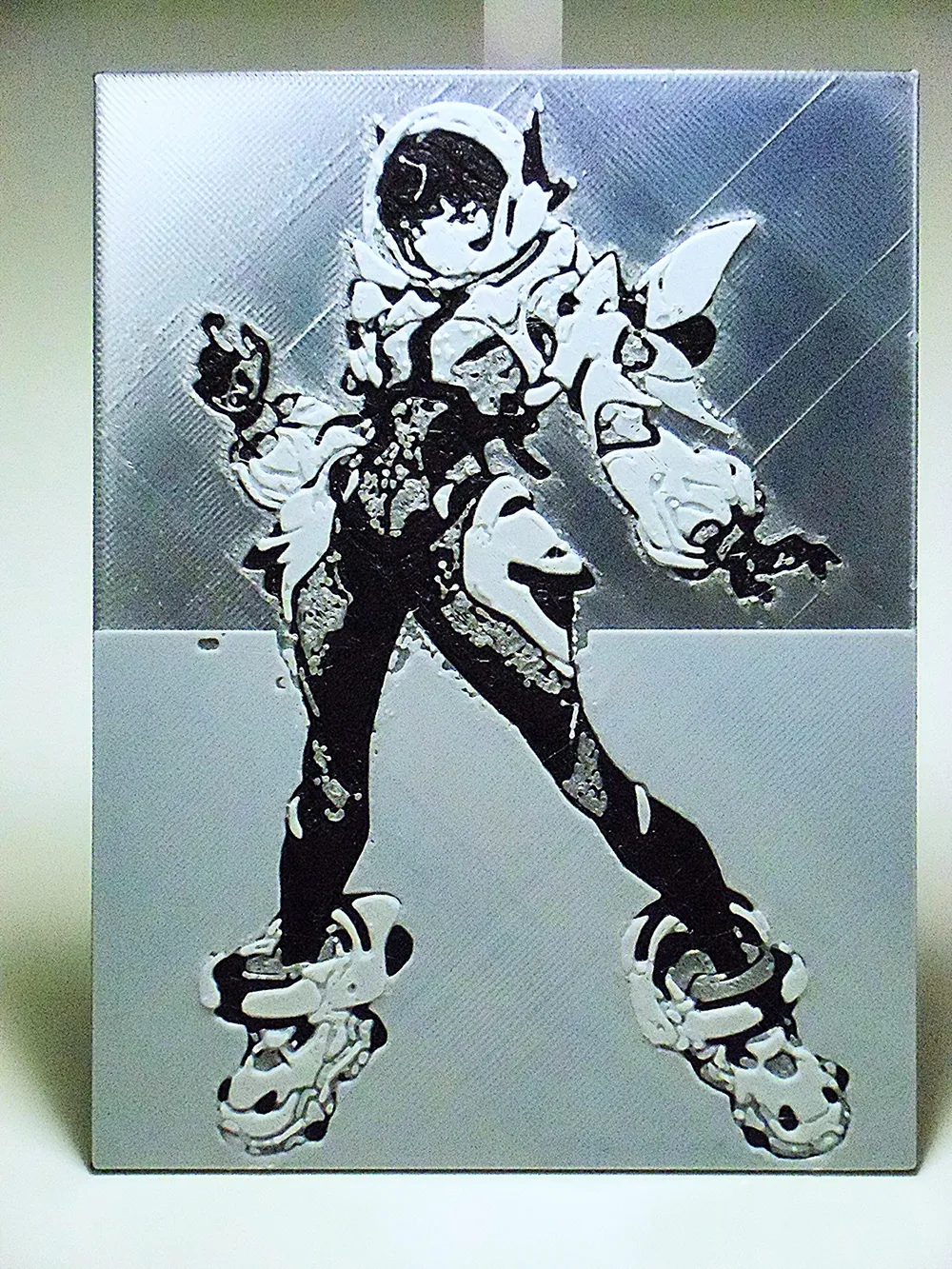 Juno Overwatch 2 - Wall portrait - Free 3D Print Model - MakerWorld