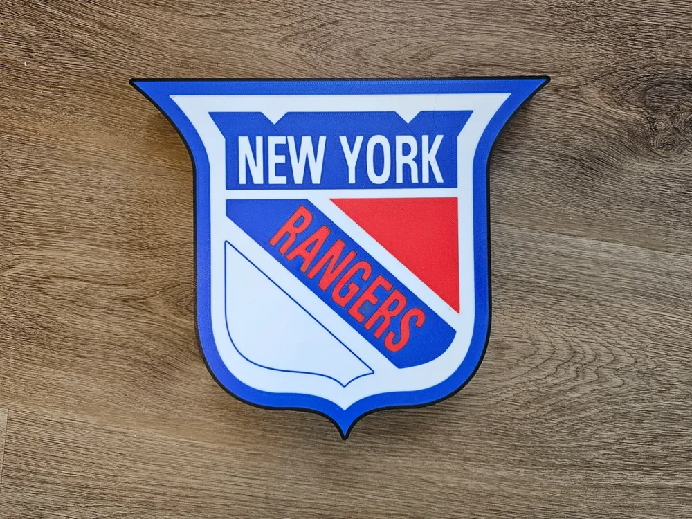New York Rangers 1952-1967 LED Lightbox Sign by Fast3D - MakerWorld