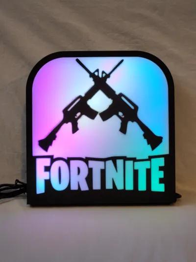 Fortnite LED Light Box by MFDesigns3D - MakerWorld