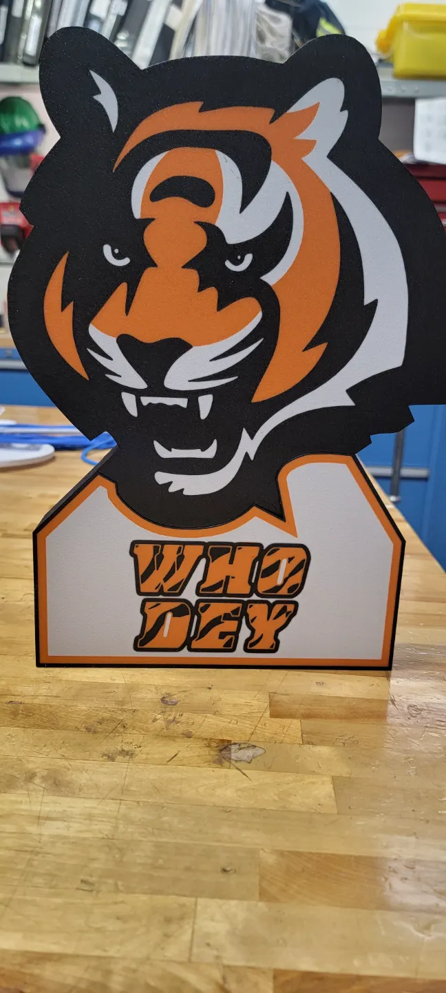 Cincinnati Bengals Light Box by rog3775 - MakerWorld