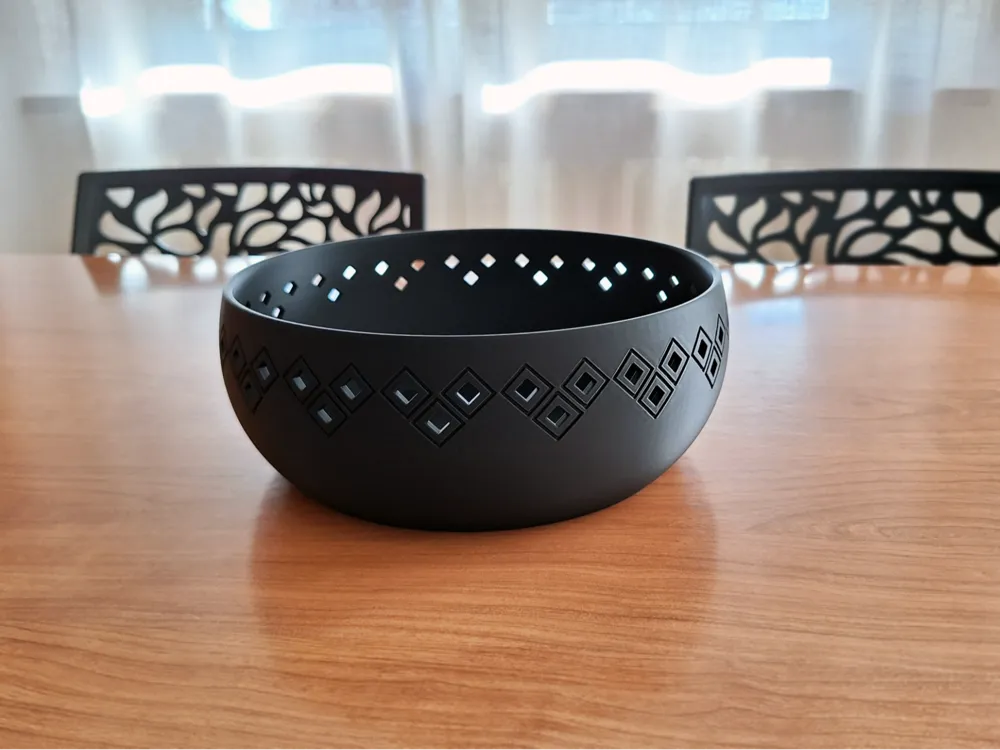 Rhombus-patterned centerpiece by 3D_Fa - MakerWorld