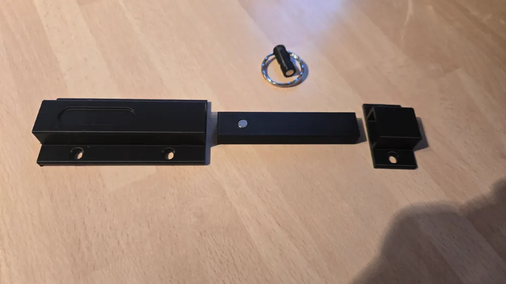 Magnetic Sliding Security Lock & Sliding Lock by kevr102 - MakerWorld