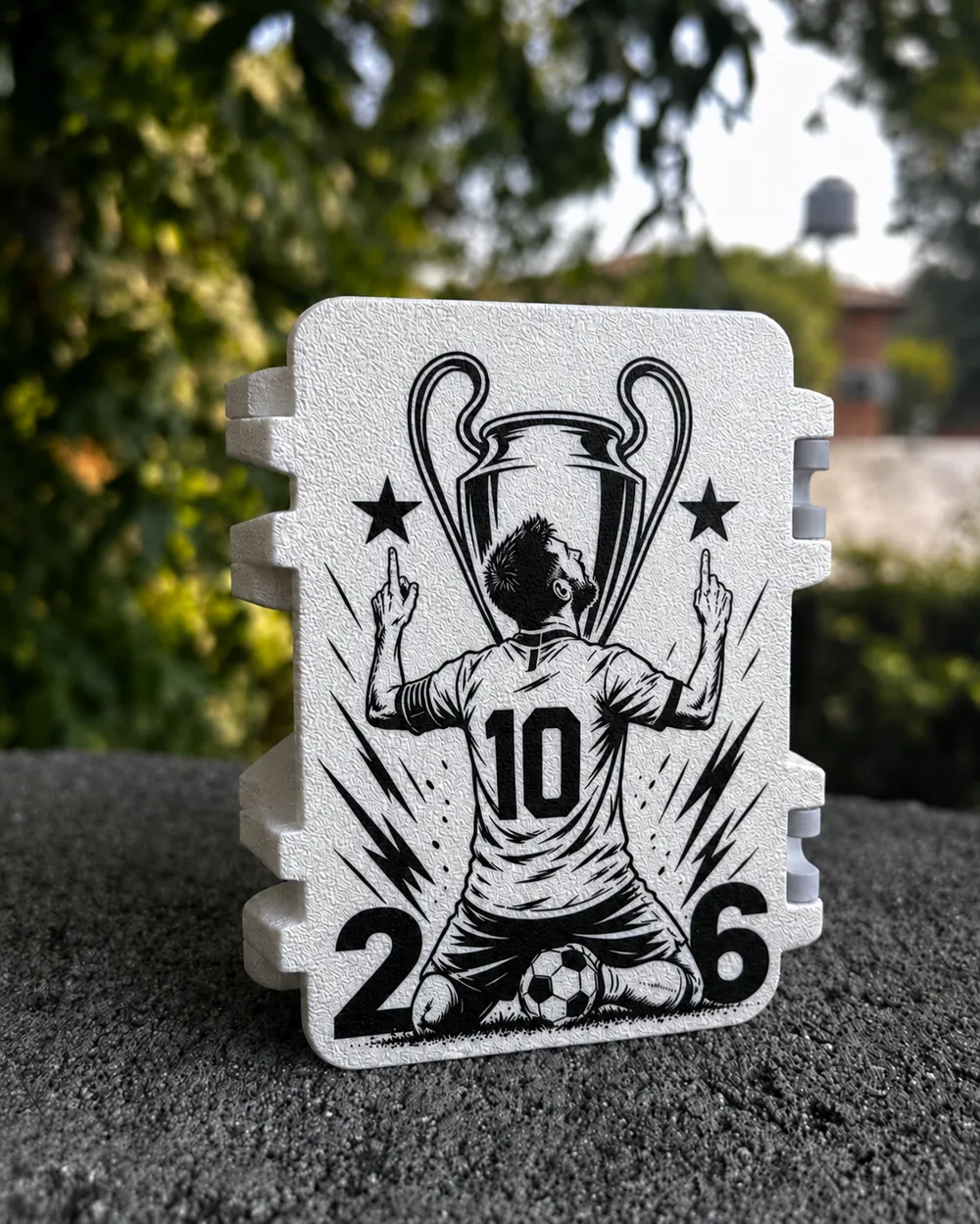 Messi World Cup trading card organizer box - Free 3D Print Model ...