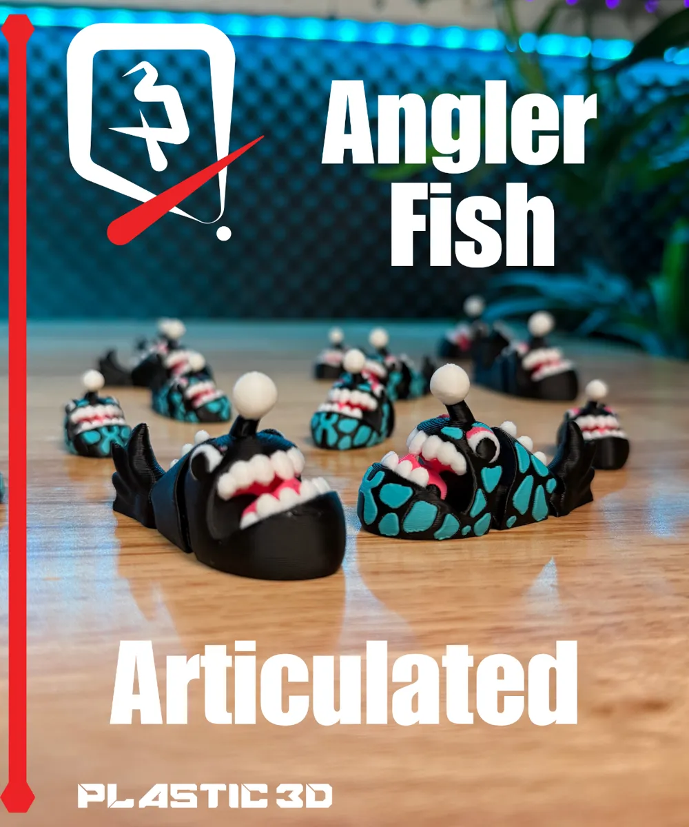 Angler Fish Articulated by Plastic3D MakerWorld: Download Free 3D Models