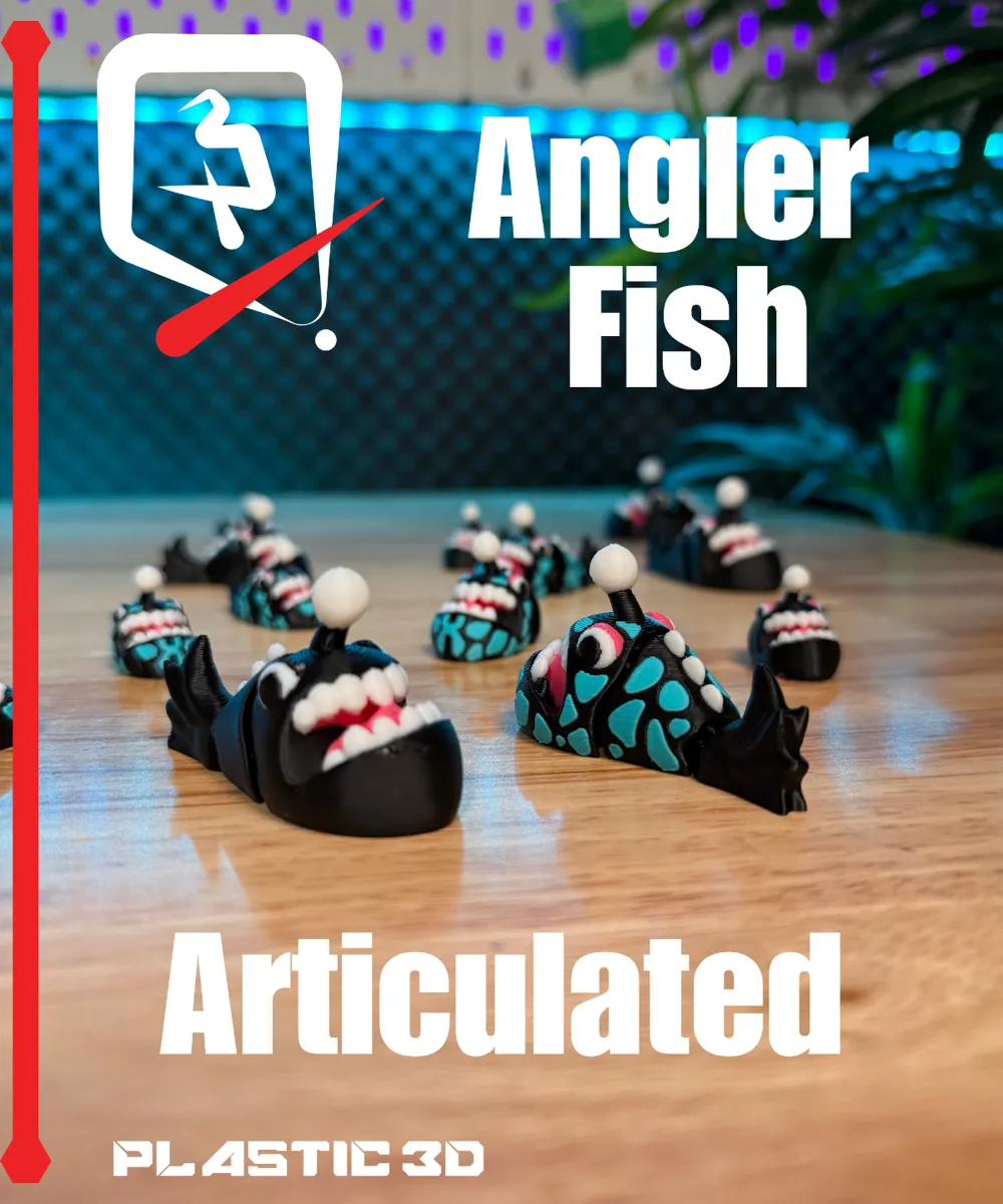 Angler Fish Articulated by Plastic3D MakerWorld: Download Free 3D Models