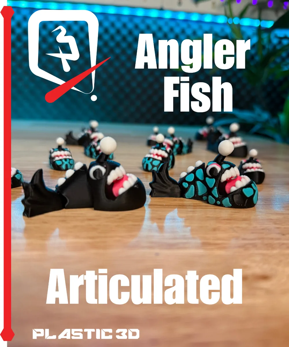 Angler Fish Articulated by Plastic3D MakerWorld: Download Free 3D Models