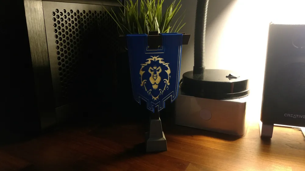 Arathi Basin Alliance Banner - Free 3D Print Model - MakerWorld