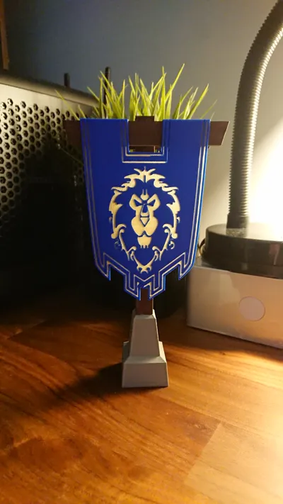 Arathi Basin Alliance Banner by mkl3D - MakerWorld