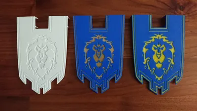 Arathi Basin Alliance Banner by mkl3D - MakerWorld