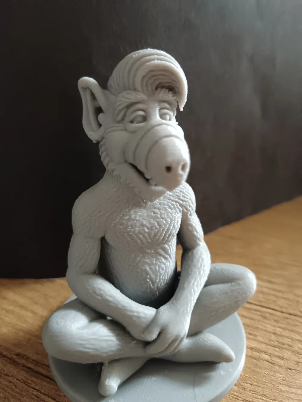 sitting ALF - the Alien - Free 3D Print Model - MakerWorld