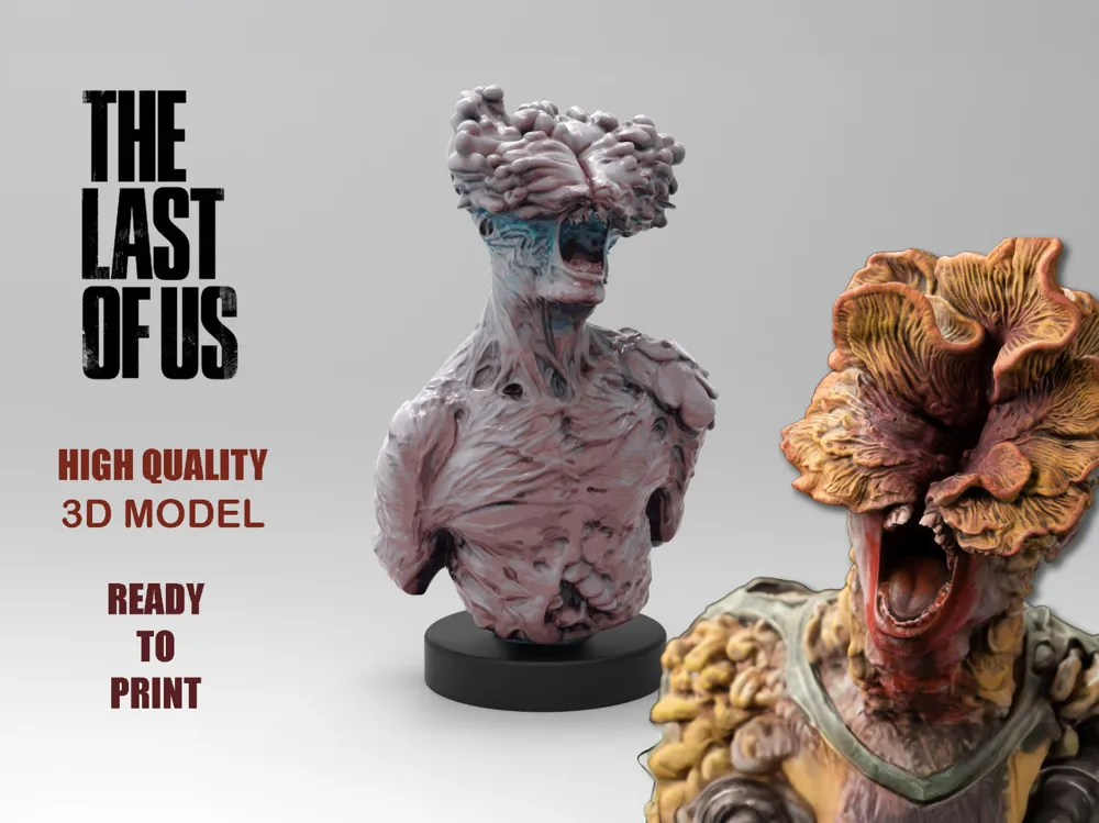 The Last Of US - Modelo de Zumbi Clicker de Alta Qualidade - Modelo ...