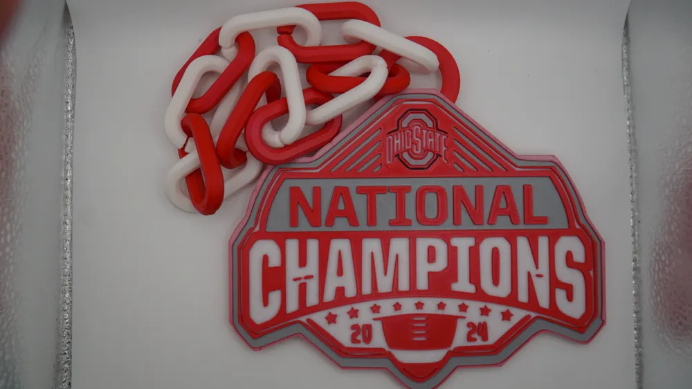 Ohio State Buckeyes National Championship Chain by McThuggo - MakerWorld